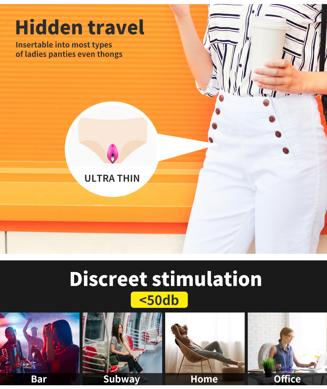 Remote Control Wearable Vibrator Vibrating Panties Clitoris Bullet Sex